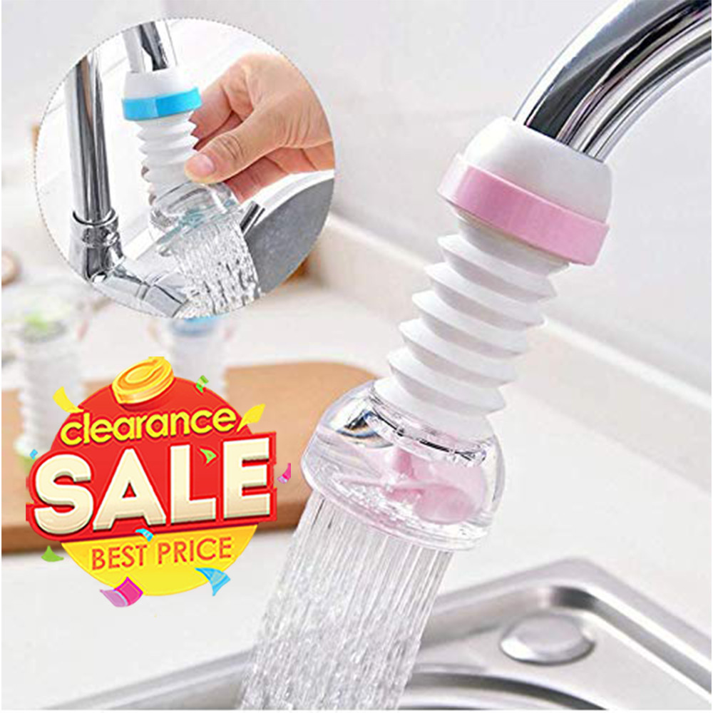 MIMI CLEARANCE SALE Kitchen Faucet Water Filter Foldable 360 Rotating ...