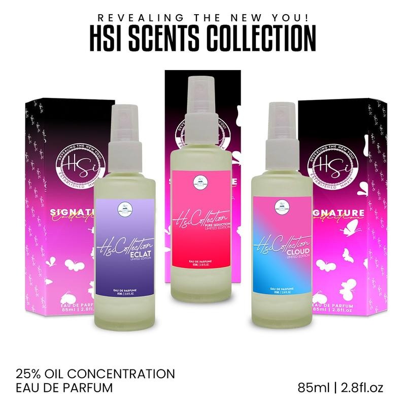 HSI Scents Collection 85-35ml Oil Based for Women Fruity Floral Woody ...