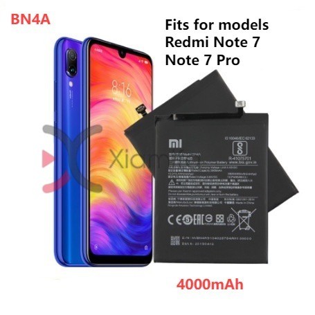 BN4A Replacement Battery for Redmi Note 7 Note 7 Pro Latest Mobile ...