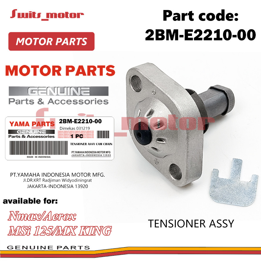 (2BM-E2210-00)Nmax/Aerox/MSi 125/MX KING TENSIONER LIFTER Assy | Shopee ...