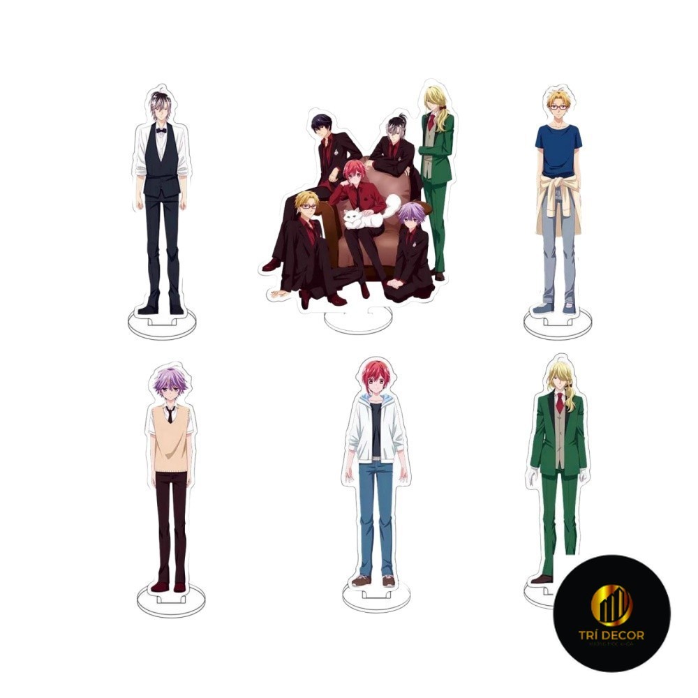 Keychain, Standee, Vampire Dormitory Ruka Saotome Lace Nikaido Glass ...