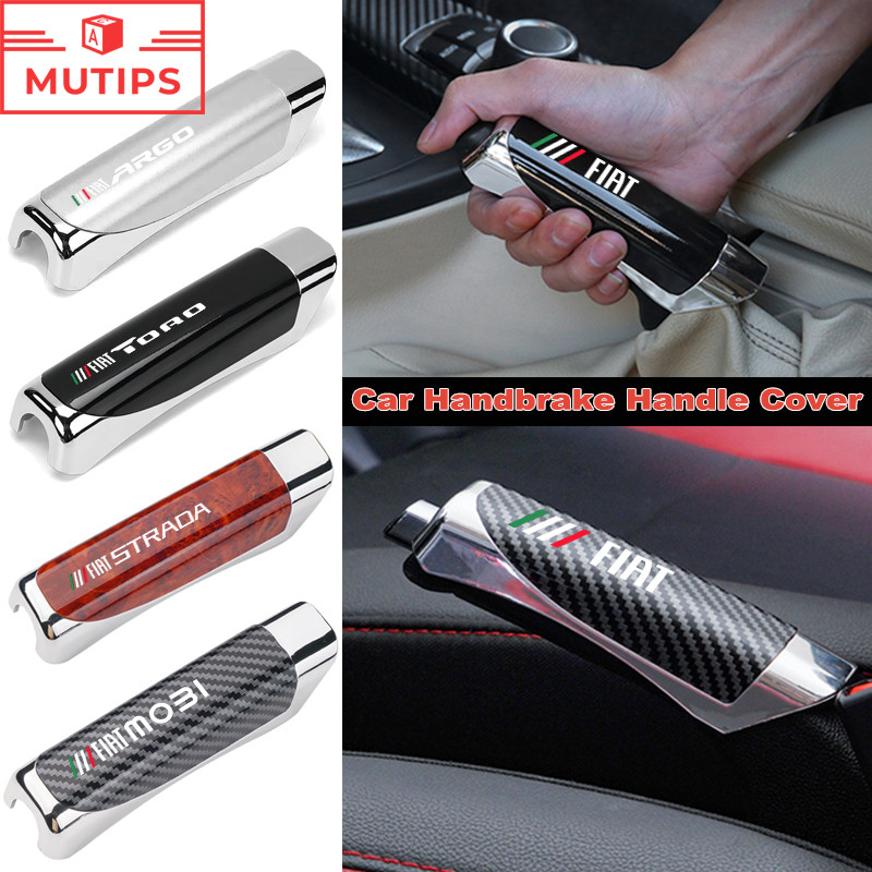 New Fiat Car Handbrake Cover Protector Grip Cover Auto Handle Lever ...