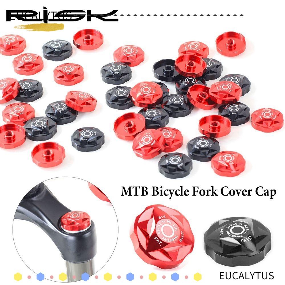 EUTUS MTB Fork Cap Black Red Shoulder Gas Caps Shock Absorption Air ...