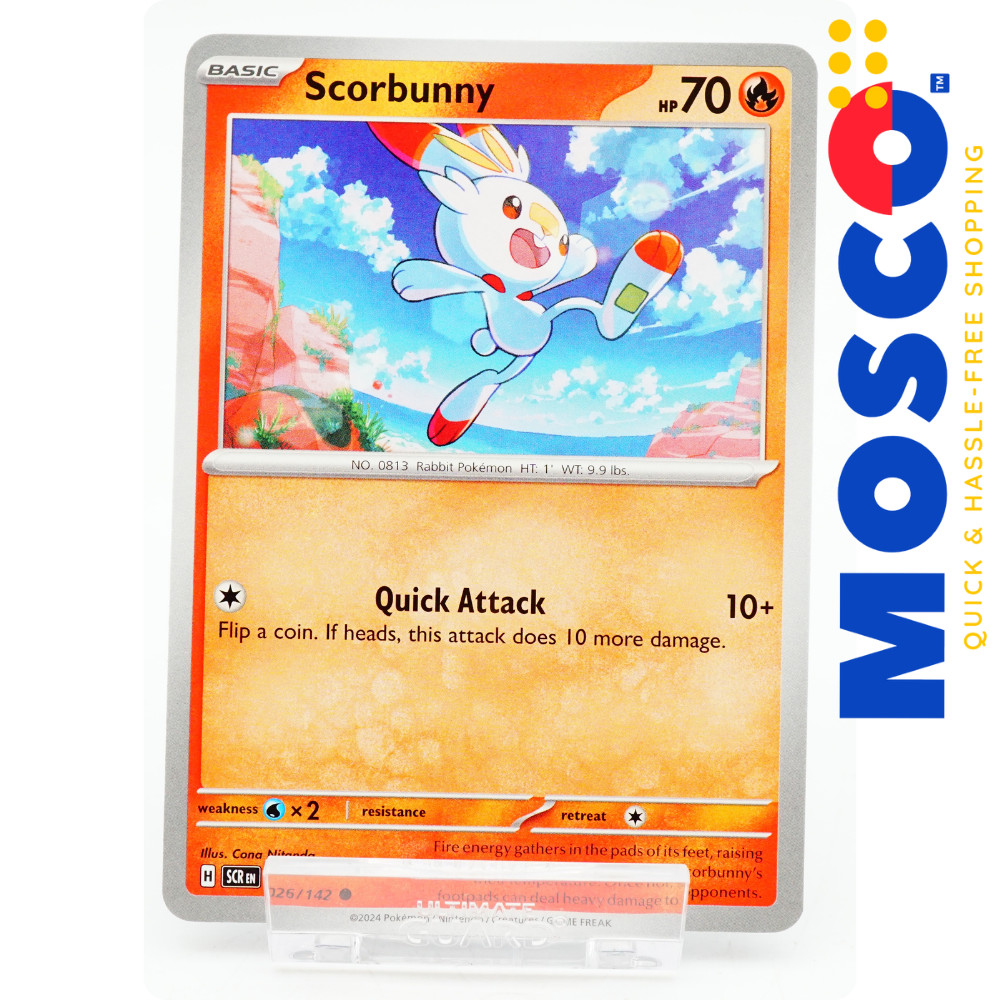 Scorbunny - 026/142 Common Stellar Crown | Pokemon TCG | Shopee Philippines