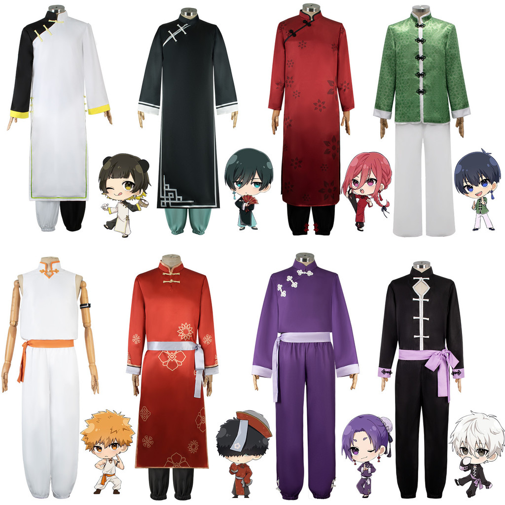 Blue Lock Anime Cosplay Kung Fu Uniform Bachira Meguru Isagi Yoichi ...