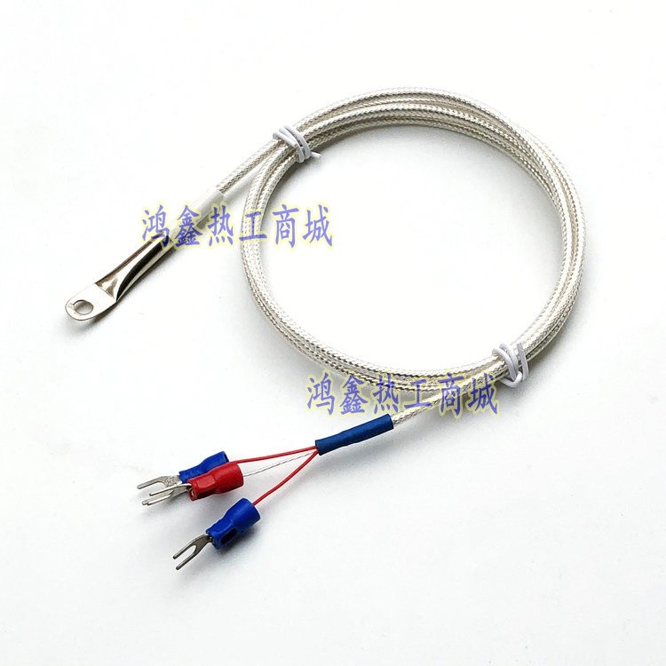 Round hole patch type pt100 PT1000 temperature sensor end face thermal ...