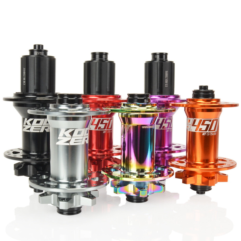 KOOZER 450 MTB Hub 135/142 QR/TA 120 Clicks 28/32 Holes J-bend Spokes ...