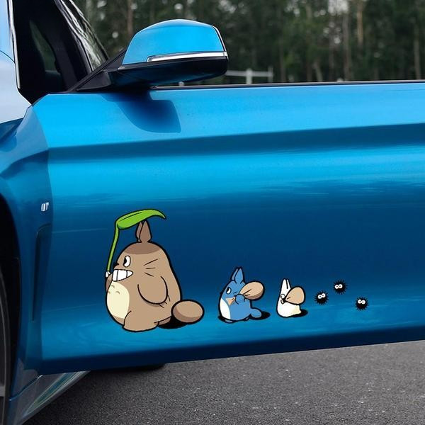 Sglink My Neighbor Totoro Car Sticker Anime Cartoon Creative Funny ...
