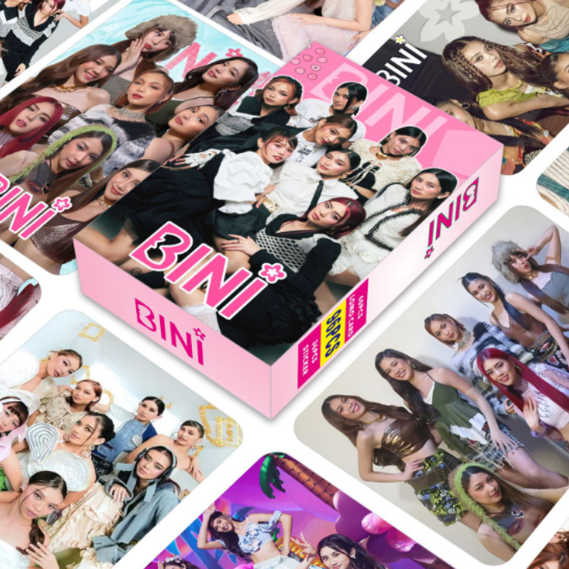 96 photo cards of Filipino girl group BINI supporting small card stars ...