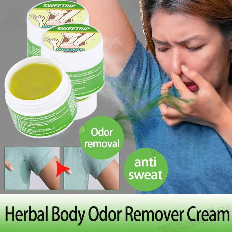 Deodorant Cream Underarm Herbal Body Odor Remover for Armpit Anti Sweat ...