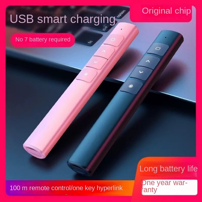 Multi-functional Rechargeable Laser Presenter Remote Control Pen for ...