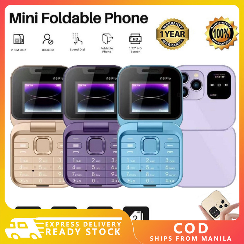 Brand New I17 Mini Flip Phone Keypad Cellphone Keypad Phone Dual SIM ...
