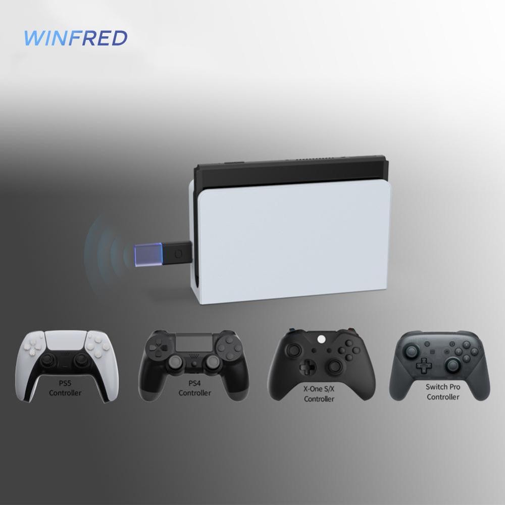 C- Wireless Controller Adapter Bluetooth-compatible USB Receiver for ...