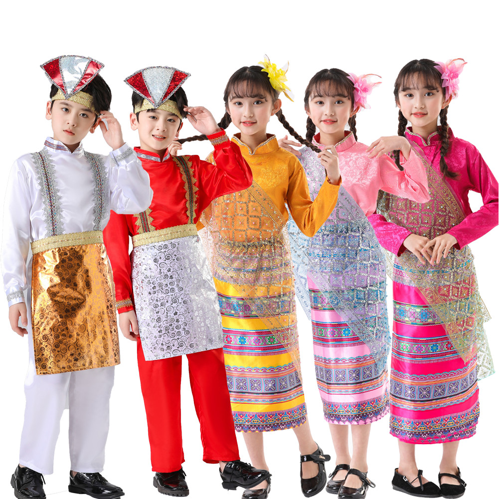 Children Myanmar Foreign Costumes Laos Costumes Exotic Performances ...