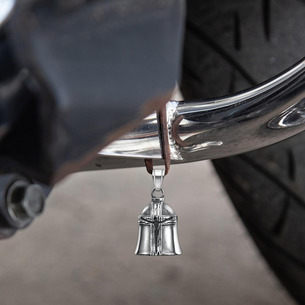 Stainless Steel Keychain Guardian Bell Motorcycle Good Luck Bell ...