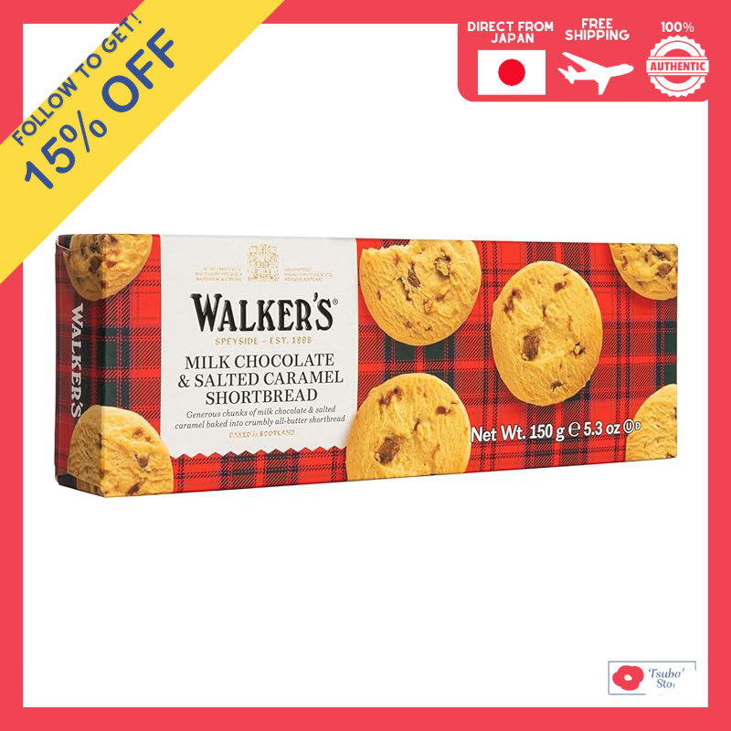Walker Salted Caramel & Milk Chocolate Shortbread #1564 150g | Shopee ...