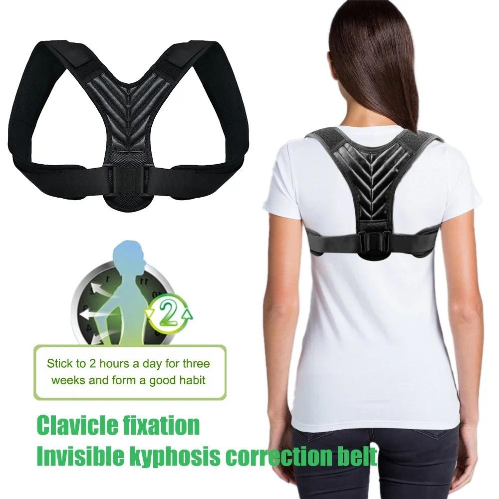 Adjustable Posture Corrector Back Support Women Men Hunchback ...