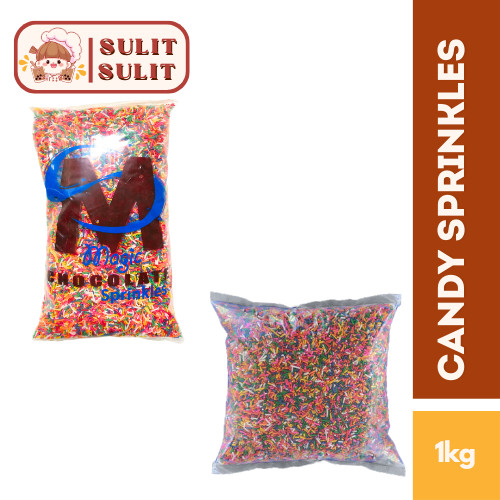 Edible Magic Candy Rainbow Sprinkles (1 kg) Cake Toppings / Cupcake ...