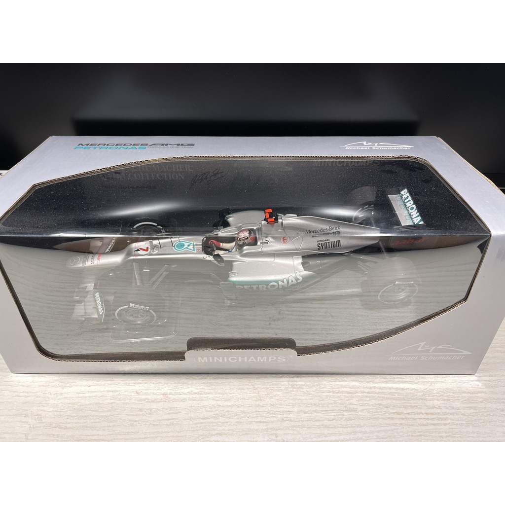 Mini Cut F1 Car Model 1/18 2012 Meben W03 Schumahe Belgium 300 ...