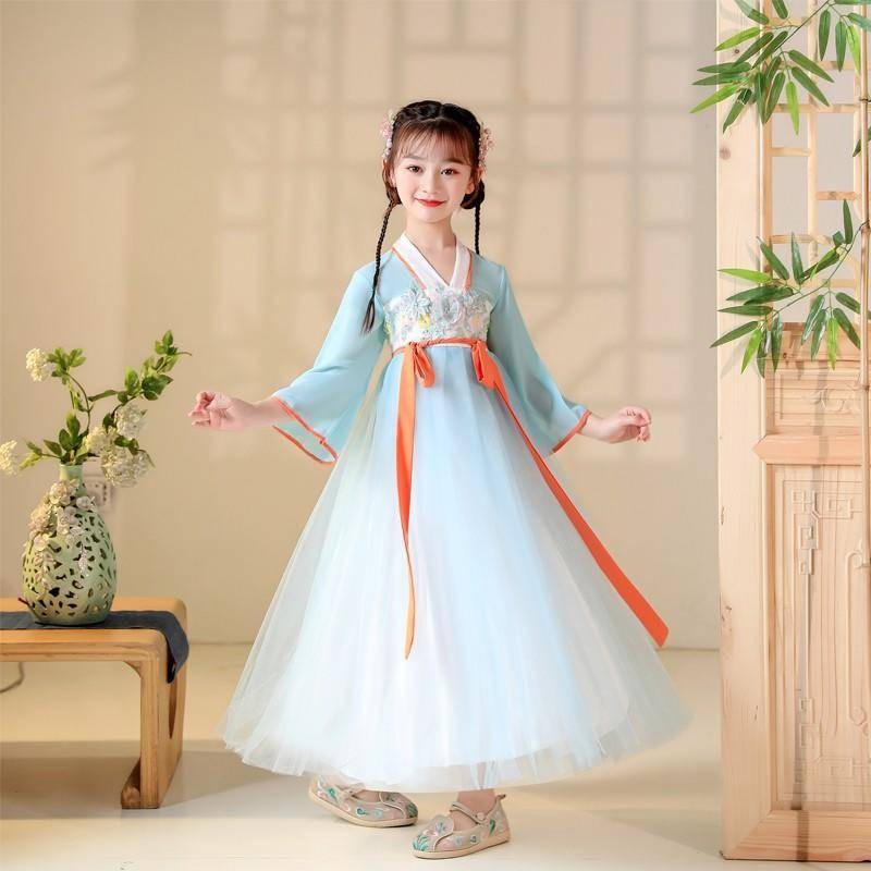 Bagong Hanfu para sa mga bata, sinaunang damit, Ru skirt, Chinese ...