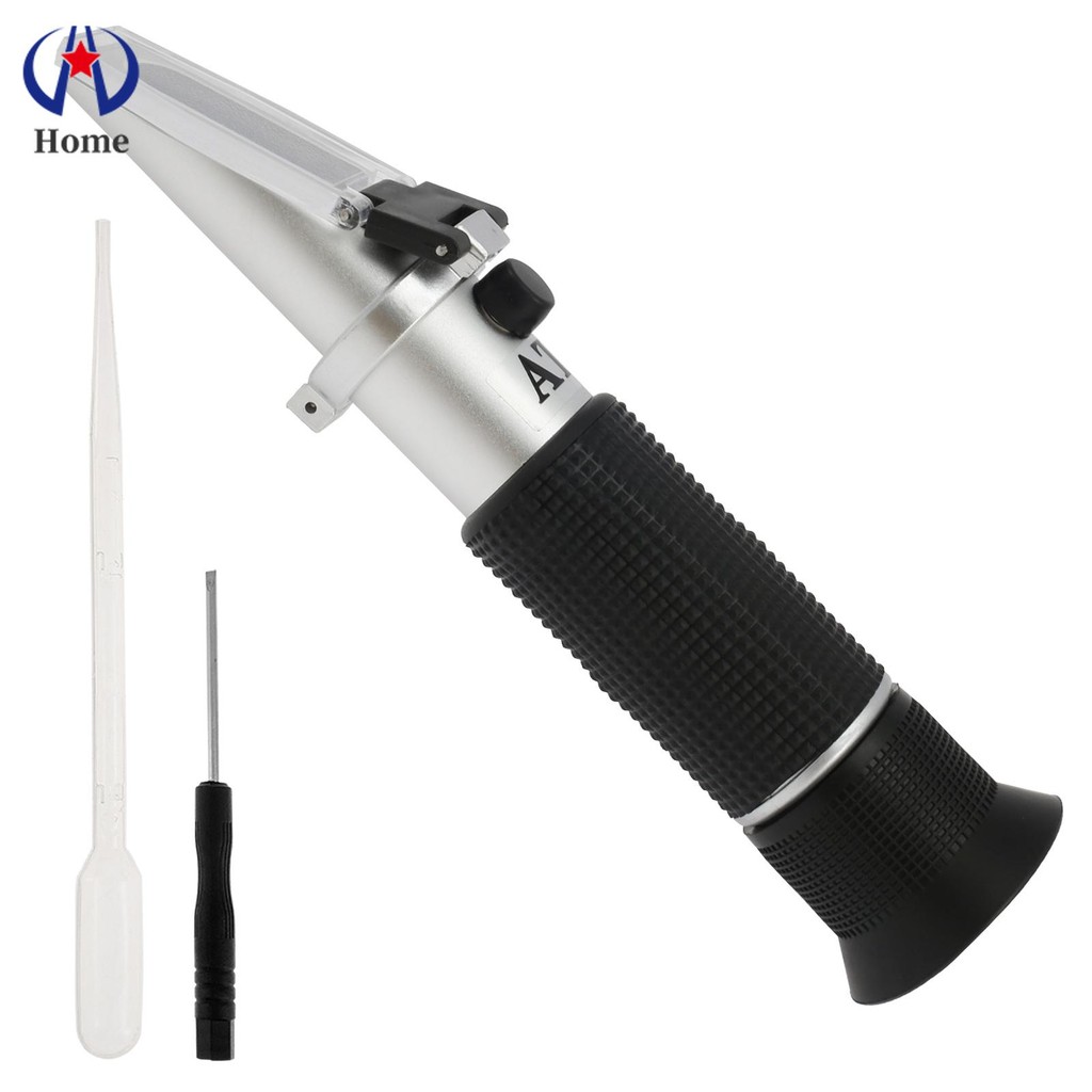 Brix Refractometer with ATC Handheld Honey Refractometer Accurate Brix ...