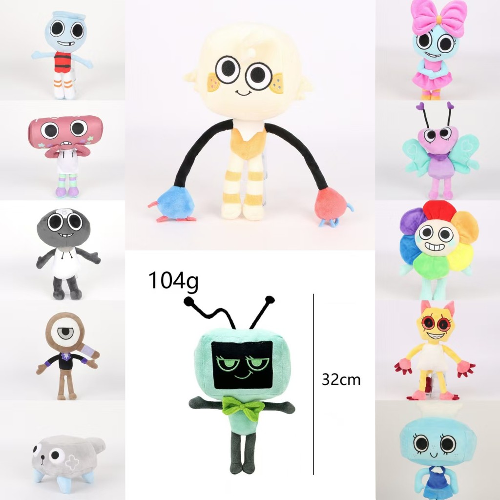 Dandy's World Plush Toys Scraps Super Soft Poppy Boxten Shrimpo Scraps ...