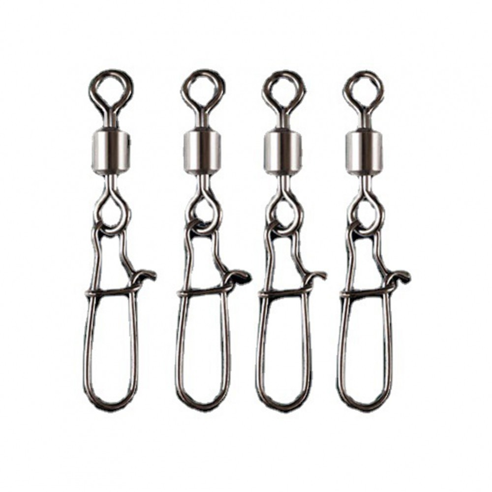 Snap Swivels Stainless Steel Strong Pulling Force Swivel Ring Hard Bait ...