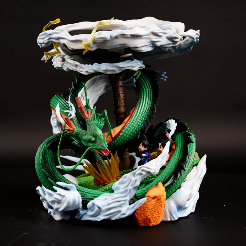 Dragon Ball MX Genting Dragon and Little Wukong Kalinta Hand-Made Model ...