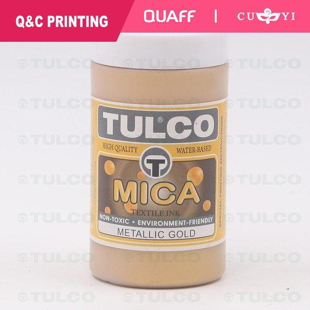 Tulco MICA Metallic Gold (250G | 500G | 1 KG) Textile ink Silk Screen ...