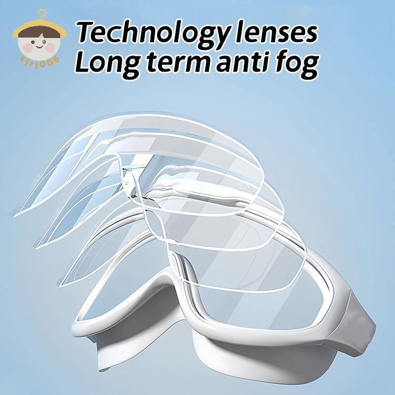 〔8C05〕 Big Frame Swimming Goggles Adults/children With Earplugs Swim ...