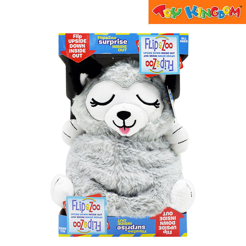 FlipaZoo Surprise Inside Out Husky Flips To Orange Fox Plush | Shopee ...