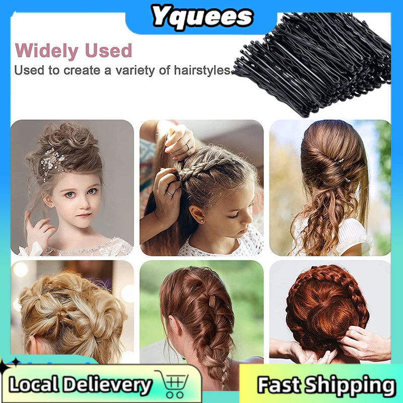 (Local Delivery) 50 Pcs Simple Ferrous Metal Wavy Side Clip | Shopee ...