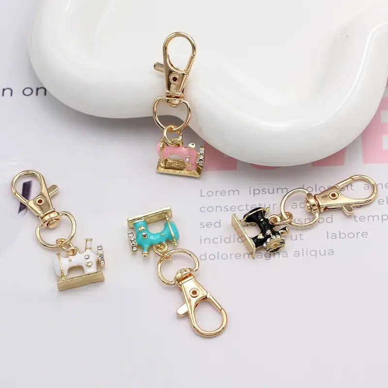 Vvph 4pcs Mini Sewing Machine Keychains – A Stitch Of Memory & Meaning ...