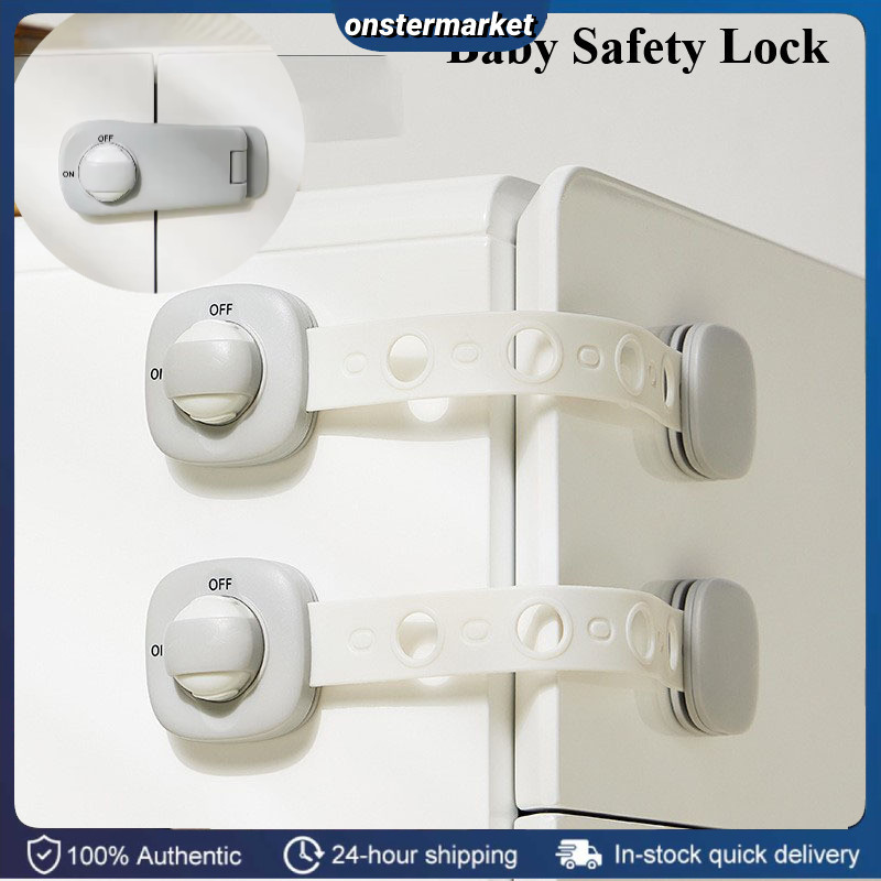Baby Safety Lock Drawer Lock Refrigerator Sliding Door Anti-unlock ...