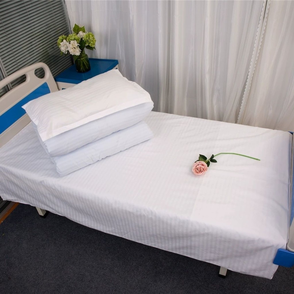 I Hospital Disposable Bed Sheet Quilt Cover Medical Pillow Hotel Anti ...