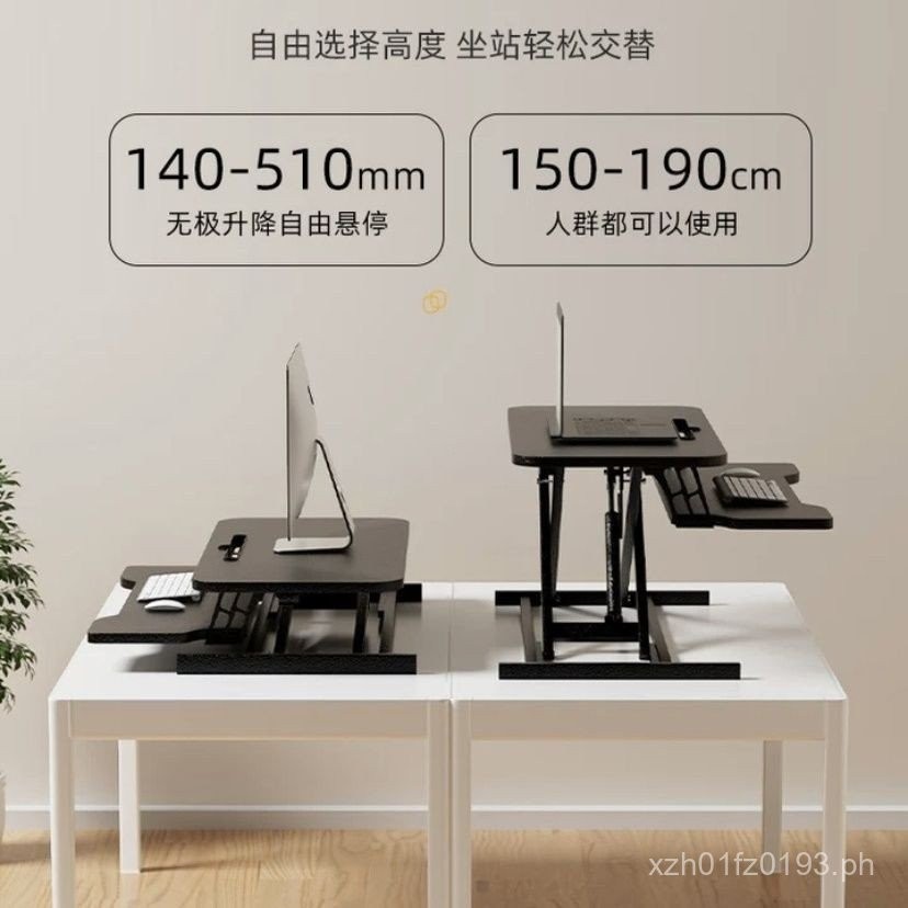 KIN9Height Adjustable Desk Computer Adjustable Monitor Pneumatic ...