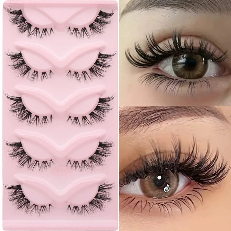 5 Pairs Thai Style Little Devil Fake Eyelashes Clustered Naturally ...