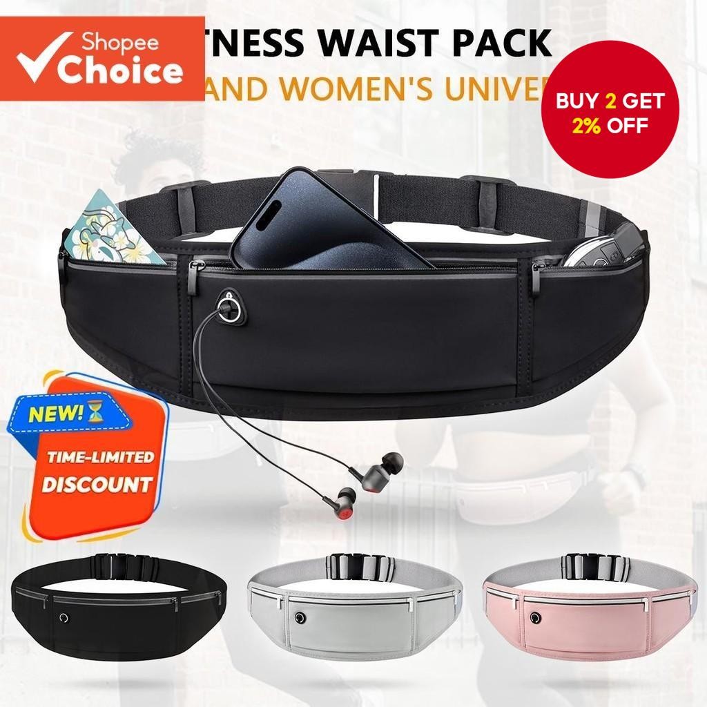 Slim Running Belt Workout Fanny Pack For Men Women Exercise Waist Bag ...