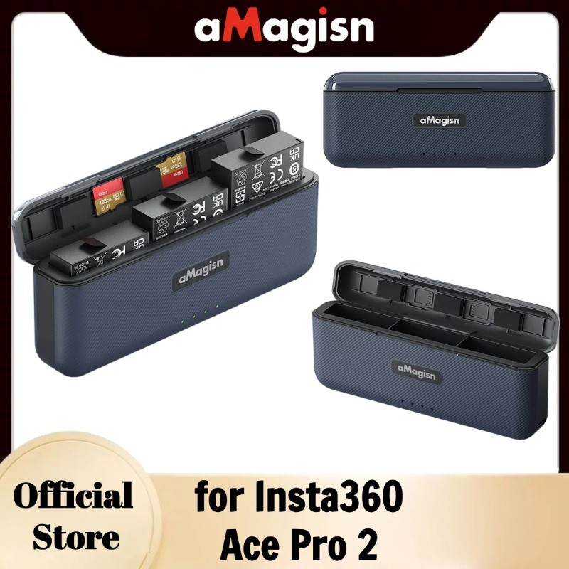 aMagisn Portable Charging Case for Insta360 Ace Pro 2 Battery , 20W ...