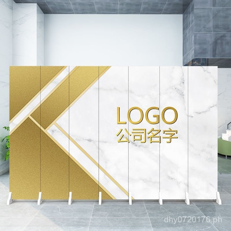 Room Movable Blocking Background Wall Screen Modern Screen Company ...