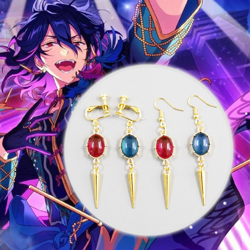 Anime Game Ensemble Stars Earrings Sakuma Rei Pendant Halloween Fashion ...