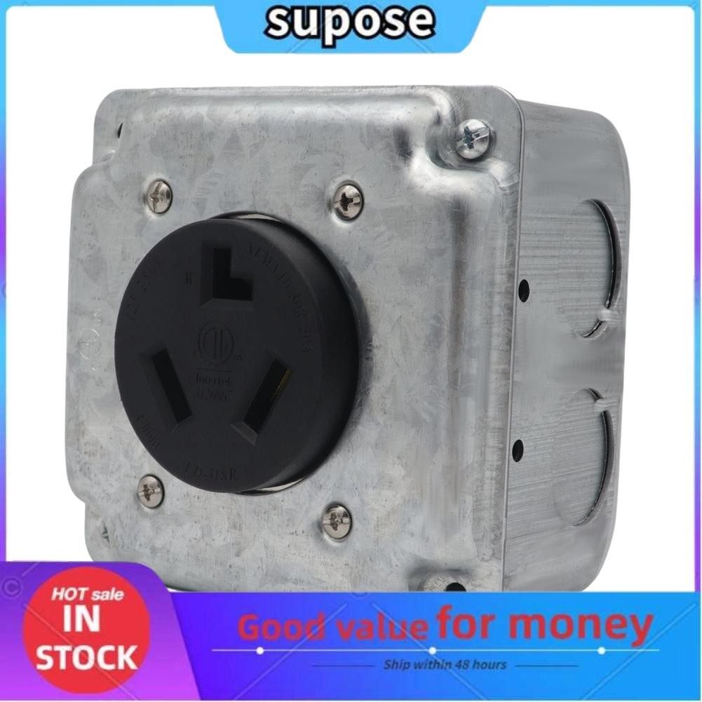 supose-ph NEMA 10-30R 30A Power Outlet Receptacle Electrical Socket for ...