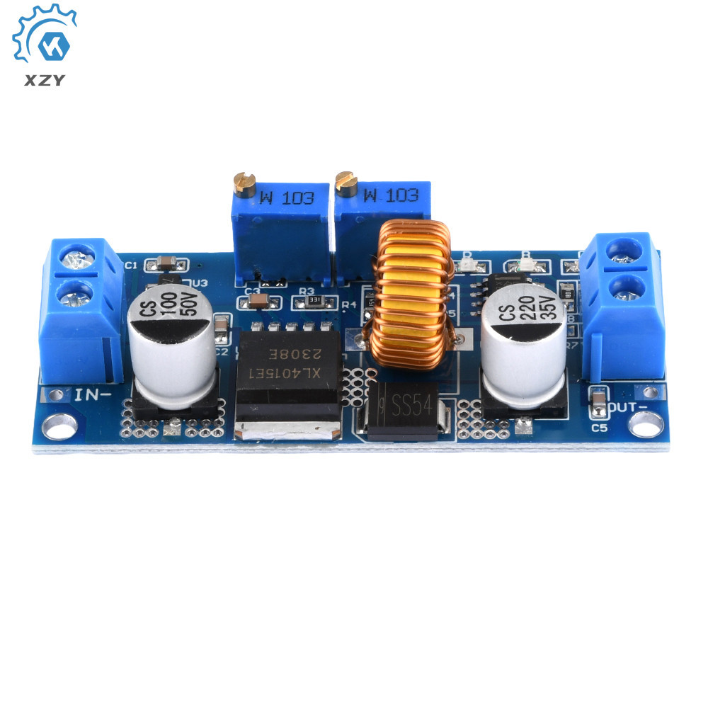 DC-DC 5A Step-Down Plate XL4015 Constant Current and Constant Voltage Step-Down Conversion ...