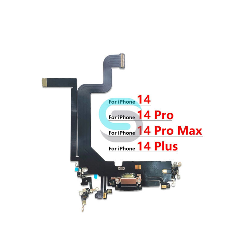 Charging Flex Cable For Phone 14 Plus Pro Max USB Charger Port Dock ...