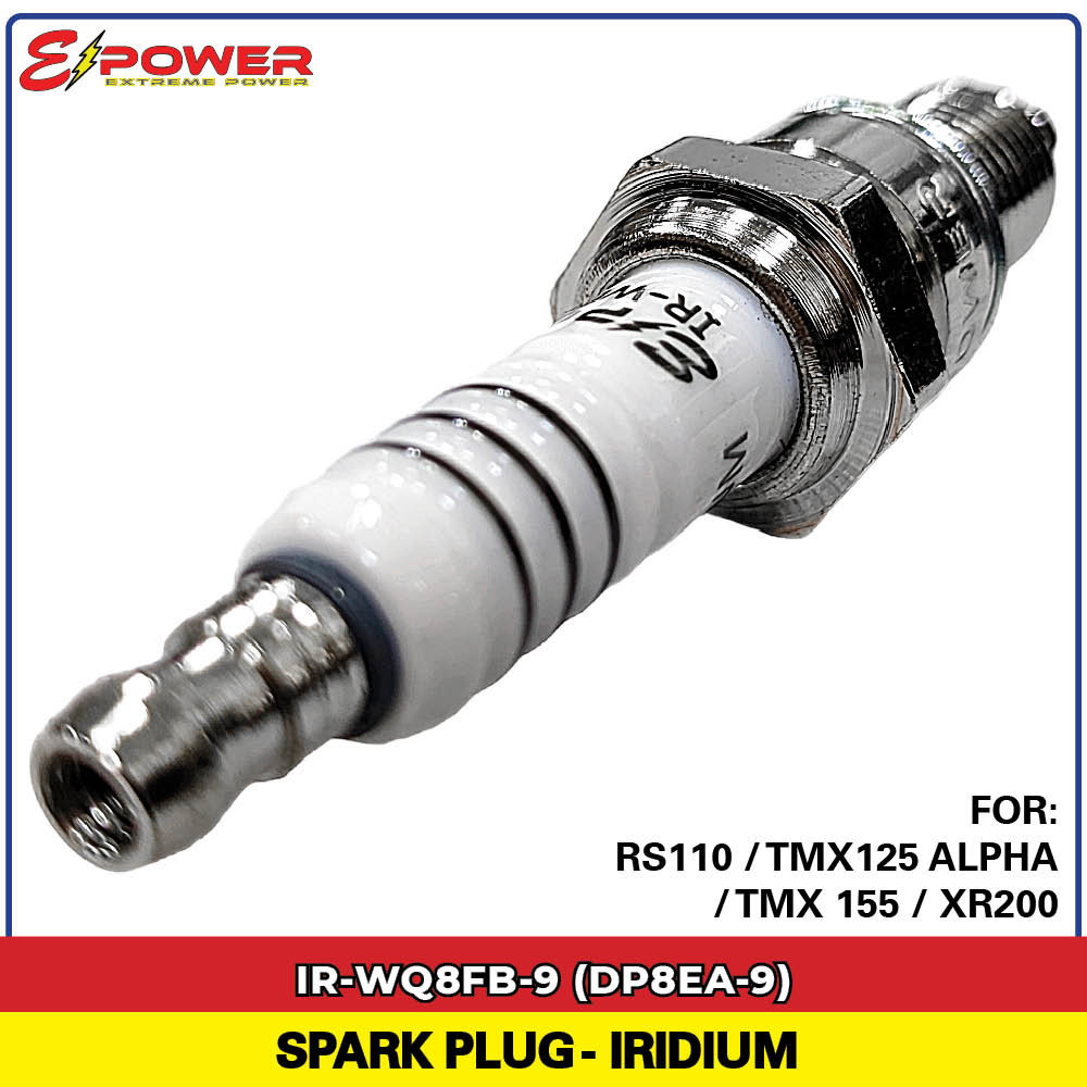 E-Power IR-WQ8FB (NGK DP8EA-9/DPR8EIX-9) Iridium Spark Plug TMX 155 ...