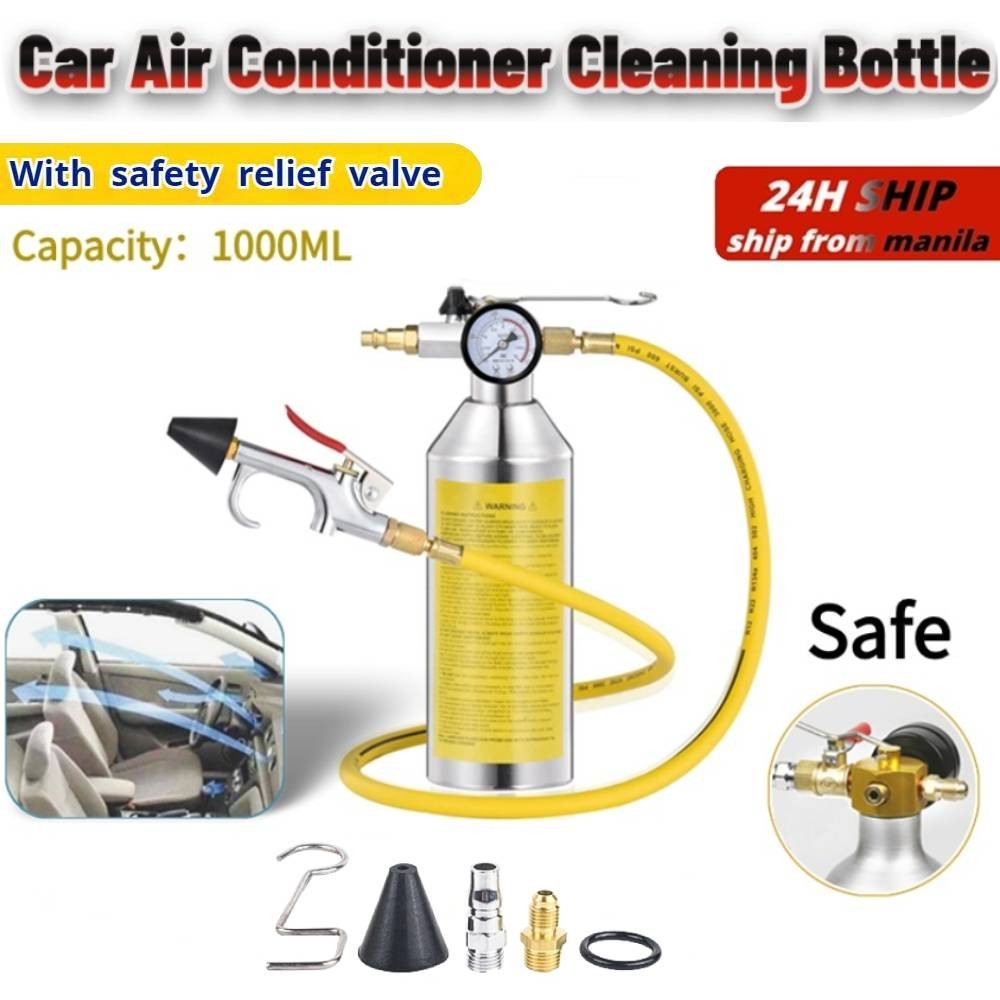 Car A/C System Flush Set A/C Flush Cannister Gun Kit Automotive Air ...