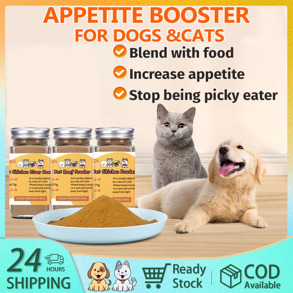 Appetite Booster for Dog and Cat Food Toppers for Picky Eaters Beef ...