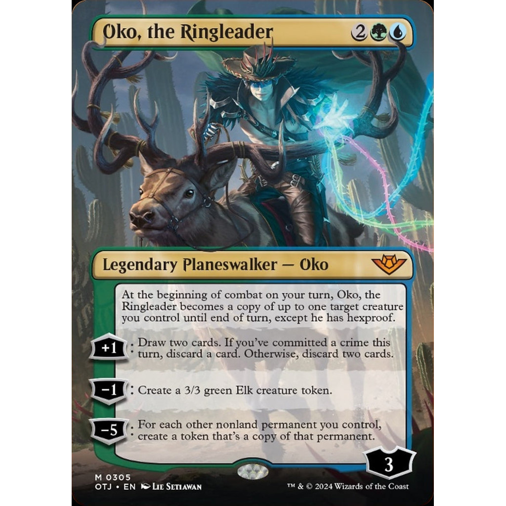 Oko, the Ringleader (Borderless) [Outlaws of Thunder Junction] | Shopee ...
