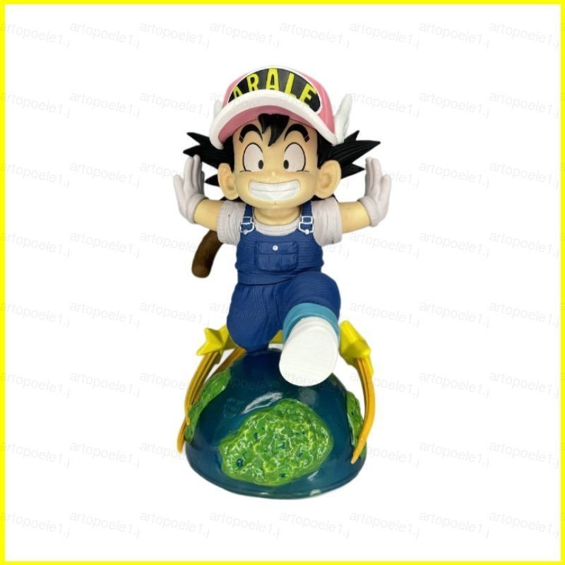 BX DRAGON BALL Action Figure Son Goku cos Norimaki Arale Running scene ...
