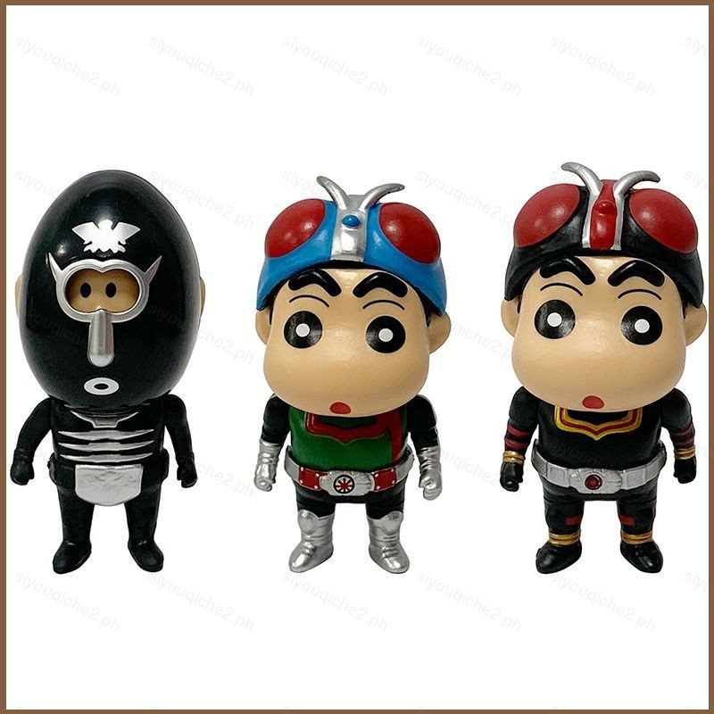 sy Crayon Shin-chan Action Figure Nohara Shinnosuke cos Kamen Rider ...
